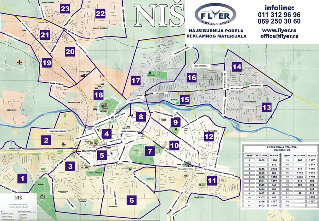 Niš » Podela flajera